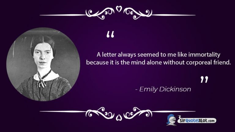 100+ Most Memorable Emily Dickinson Quotes - Sir QuotesALot