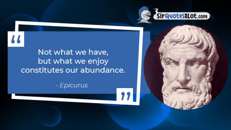 60+ Insightful Epicurus Quotes - Sir QuotesALot